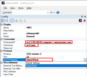Setup mRemoteNG for AWS ssh access – Mario Giannini